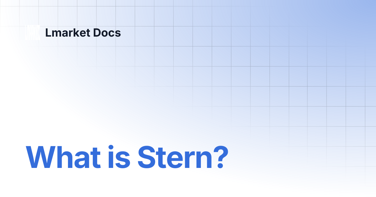 What is Stern? | Lmarket Docs